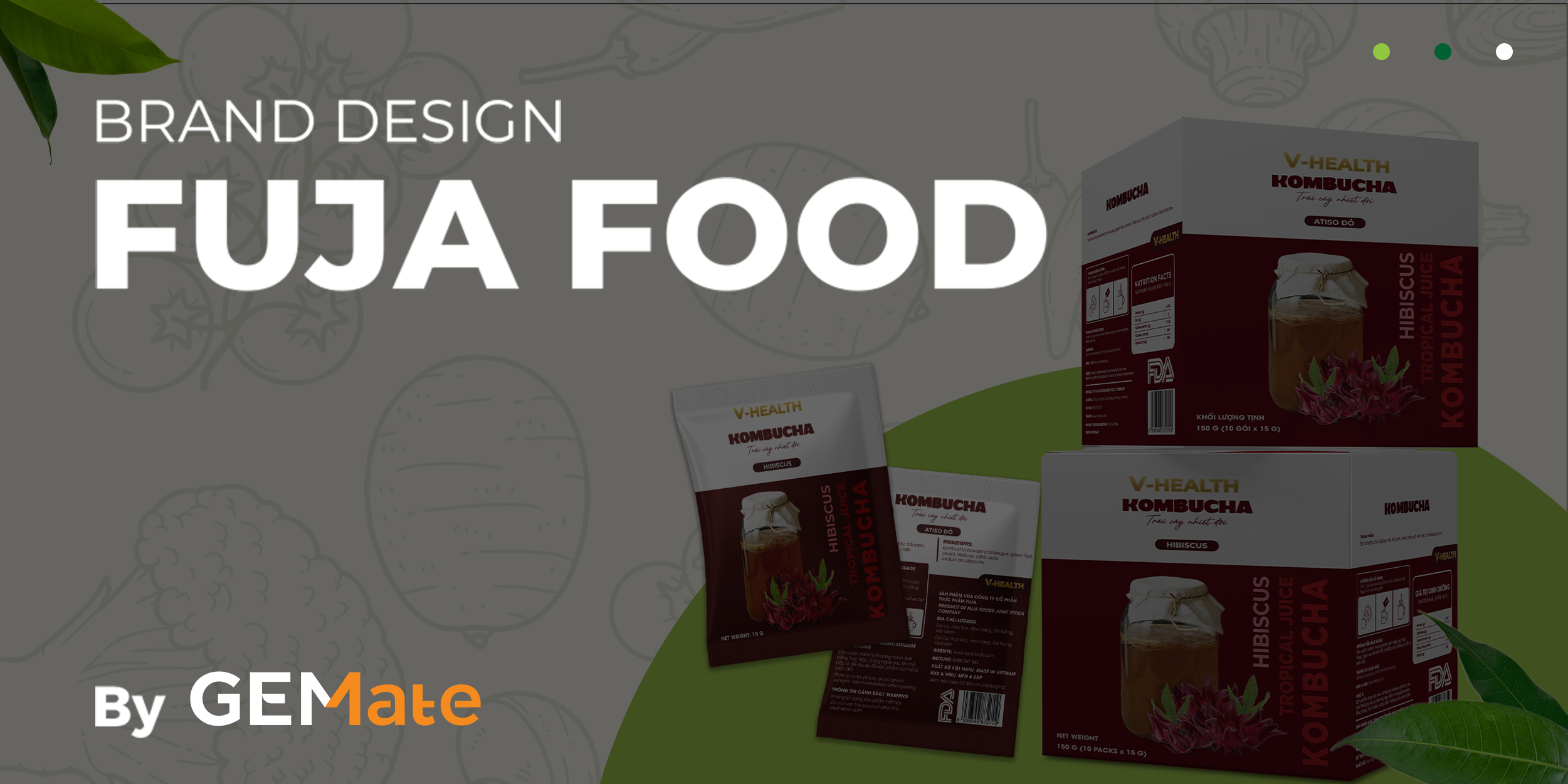 Thiết Kế Bao Bì Kombucha Và Canh Dưỡng Sinh Cùng Thương Hiệu FUJA FOOD ...